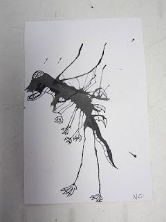 ART with Mrs. Smith: Inky Monsters