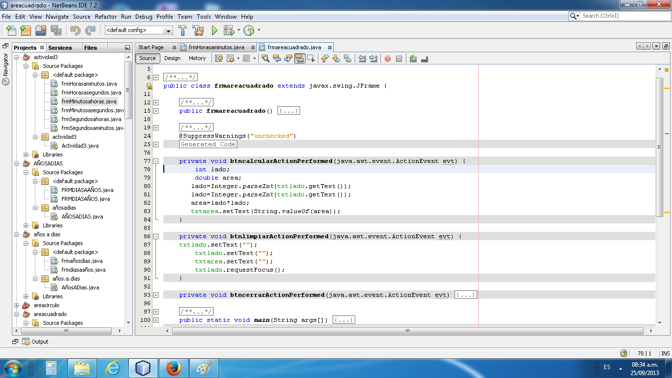 LENGUAJE JAVA: PRIMER PARCIAL JAVA