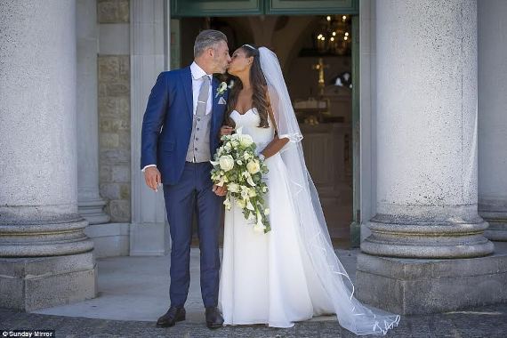 Boxing legend Frank Bruno led his daughter, Rachel, down the aisle as ...