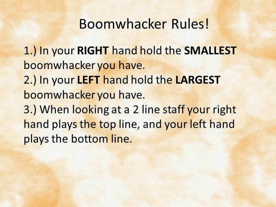 Mrs. G's Musical Machine: Boomwhacker Warm Ups