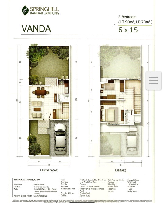 Springhill Bandar Lampung Residence, Hunian Moderen minimalis ...