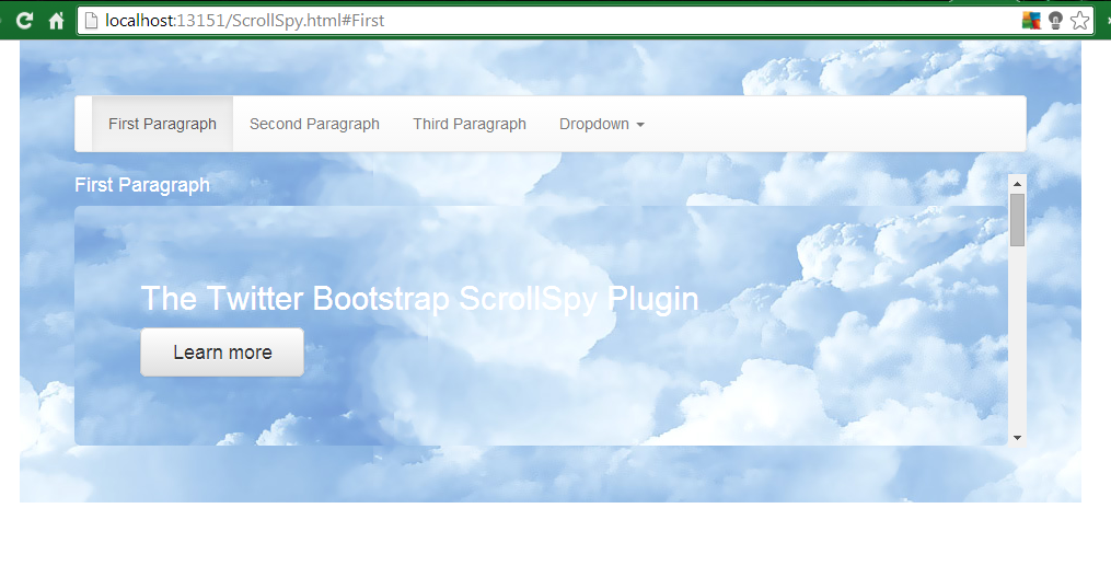 The ASP.NET MVC Club: Step by step how to create an ScrollSpy NavBar with the Twitter Bootstrap