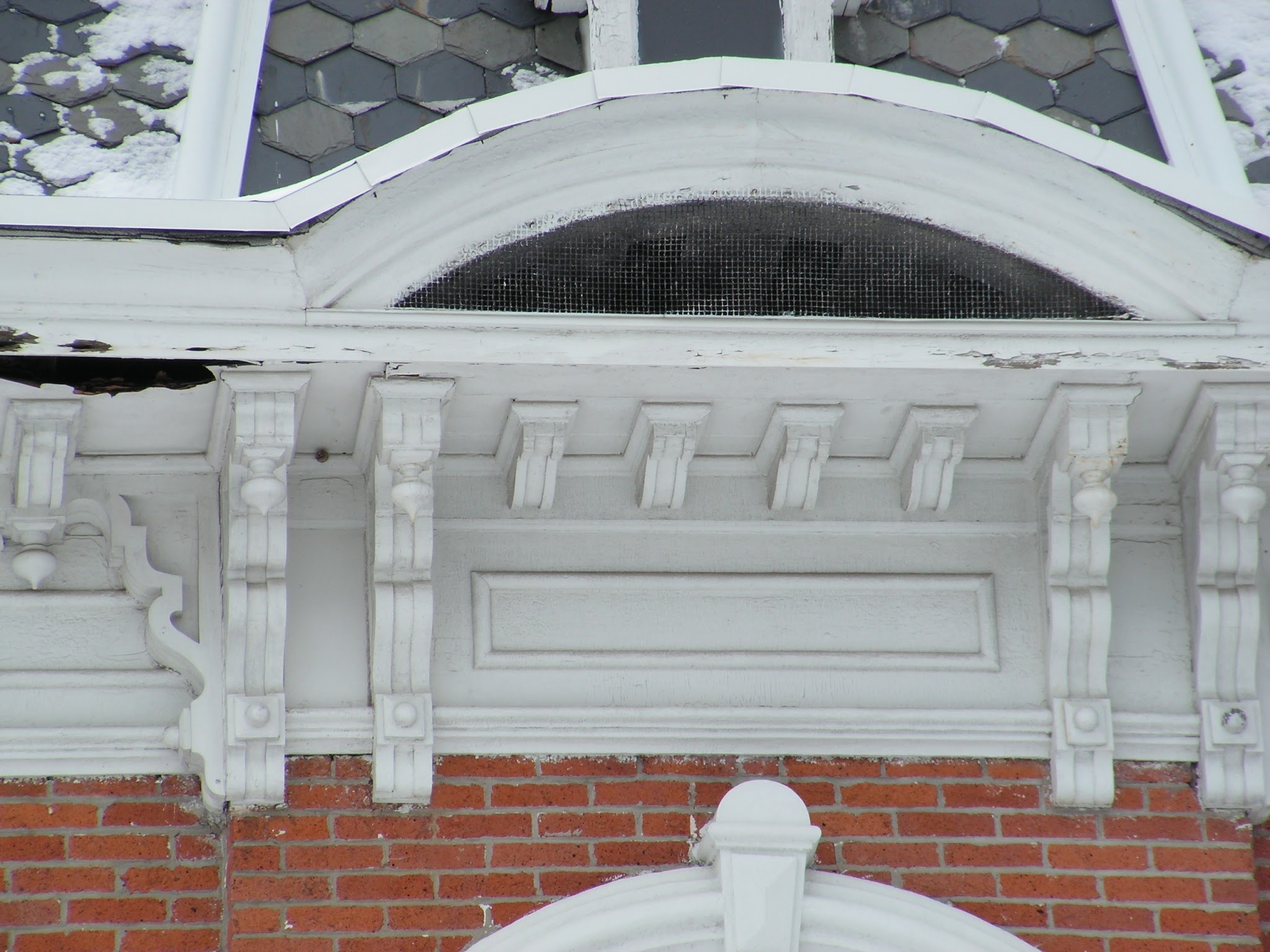 1900 Victorian Home Restoration: 1876 Second Empire brick house