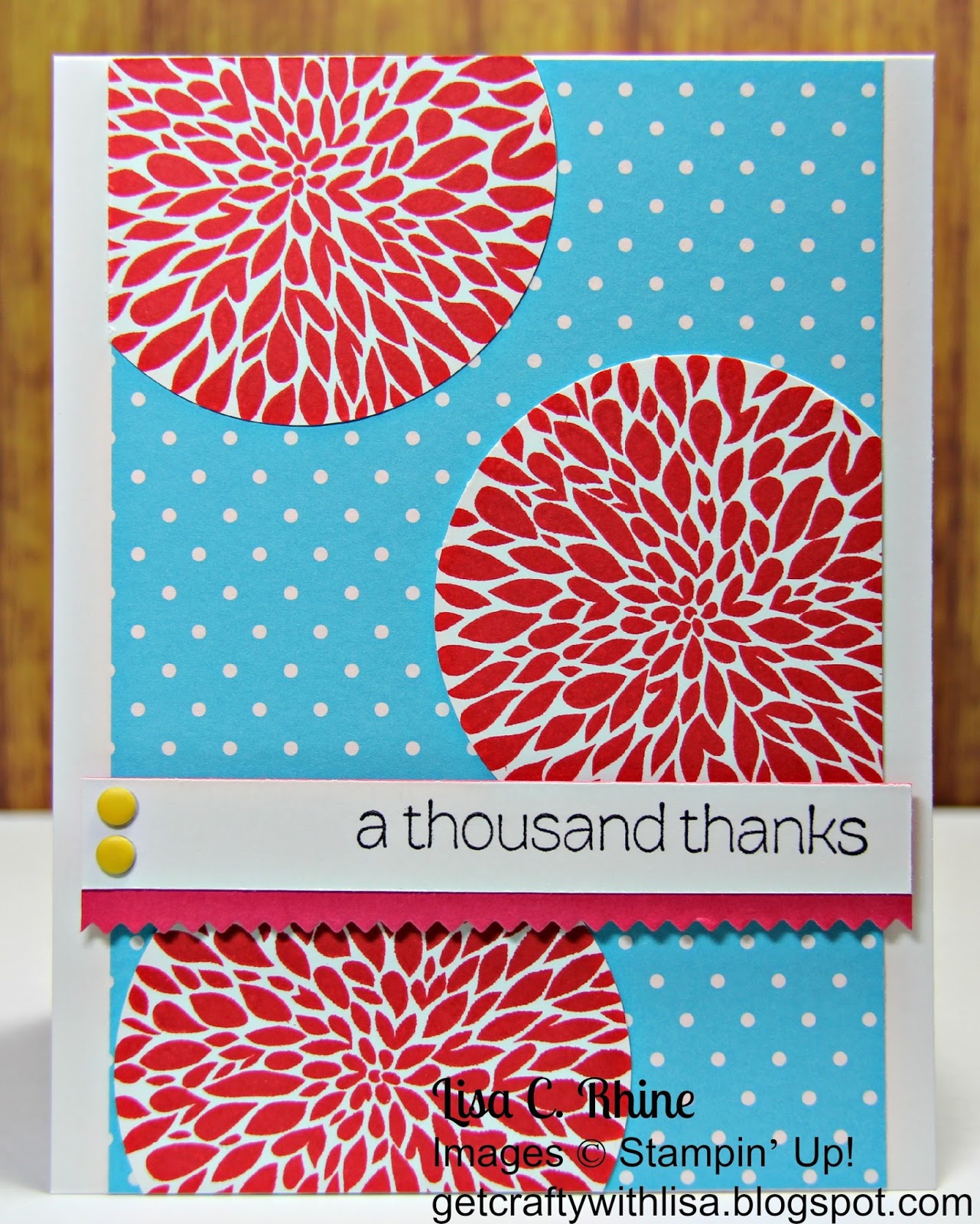Get Crafty with Lisa: A Thousand Thanks