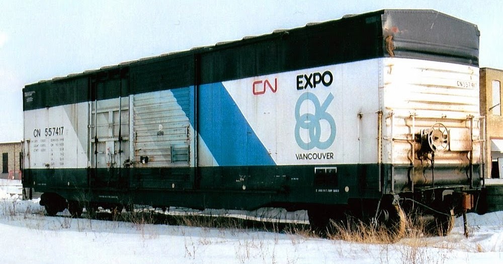Trackside Treasure: CN Expo 86 Boxcars
