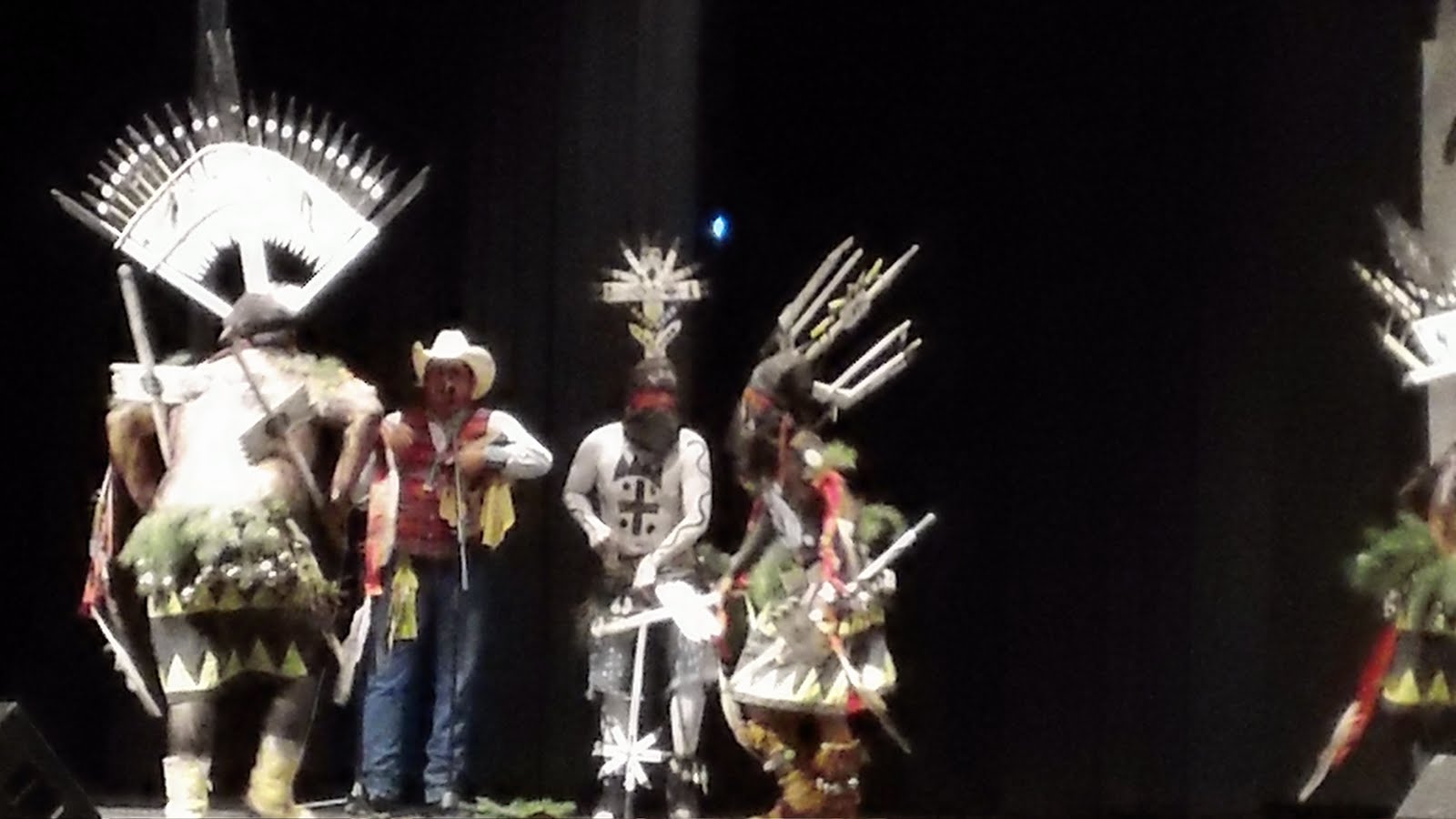 Out here in Pinon: Apache Crown Dancers