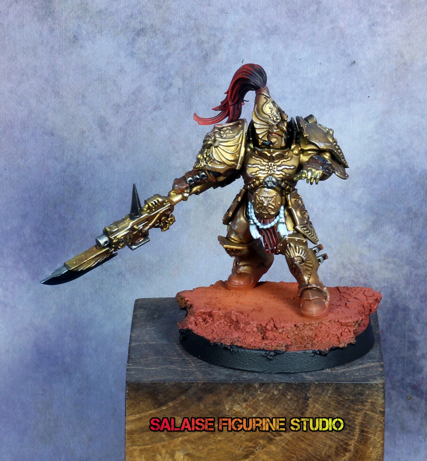 [Painting commission] Custodes et night lord, tabletop