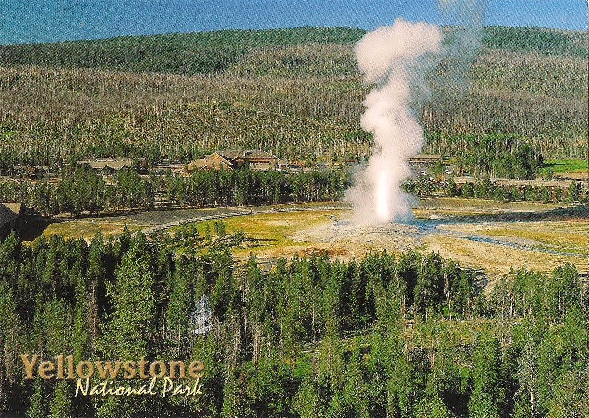 MY UNESCO WHS POSTCARDS COLLECTION: USA - Yellowstone National Park
