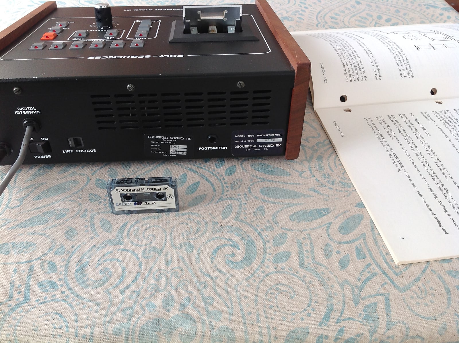 MATRIXSYNTH: Sequential Circuits Poly-sequencer 1005 SN 326