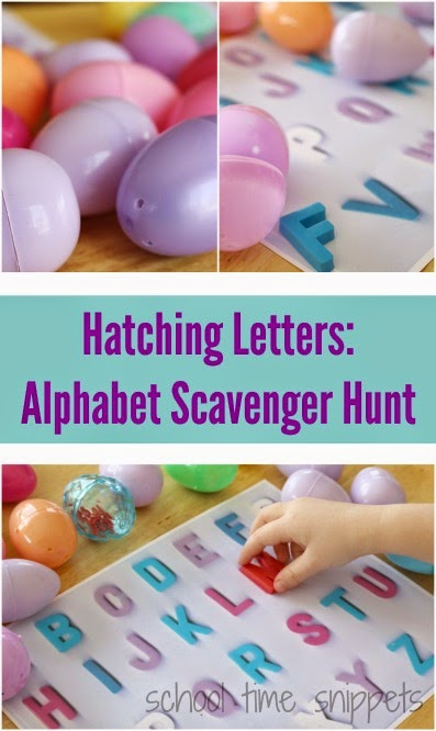 Matching Letters Easter Egg Activity | School Time Snippets