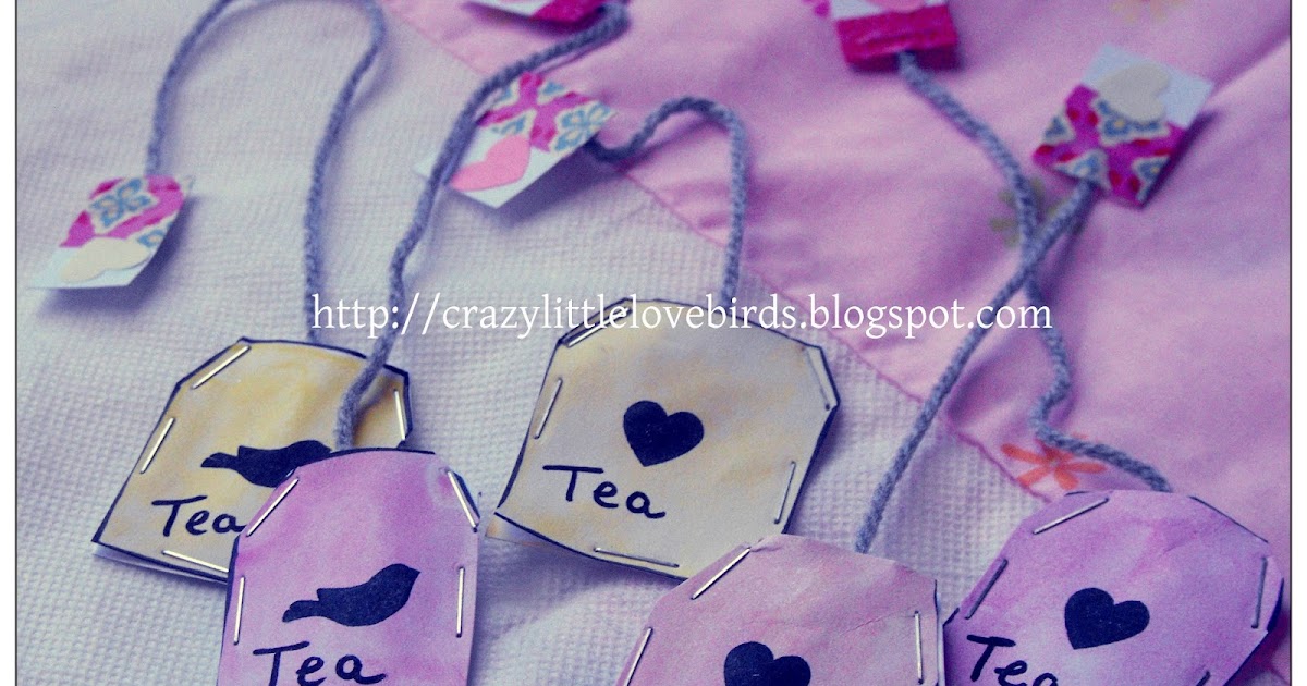 Tea party-Diy paper tea bags