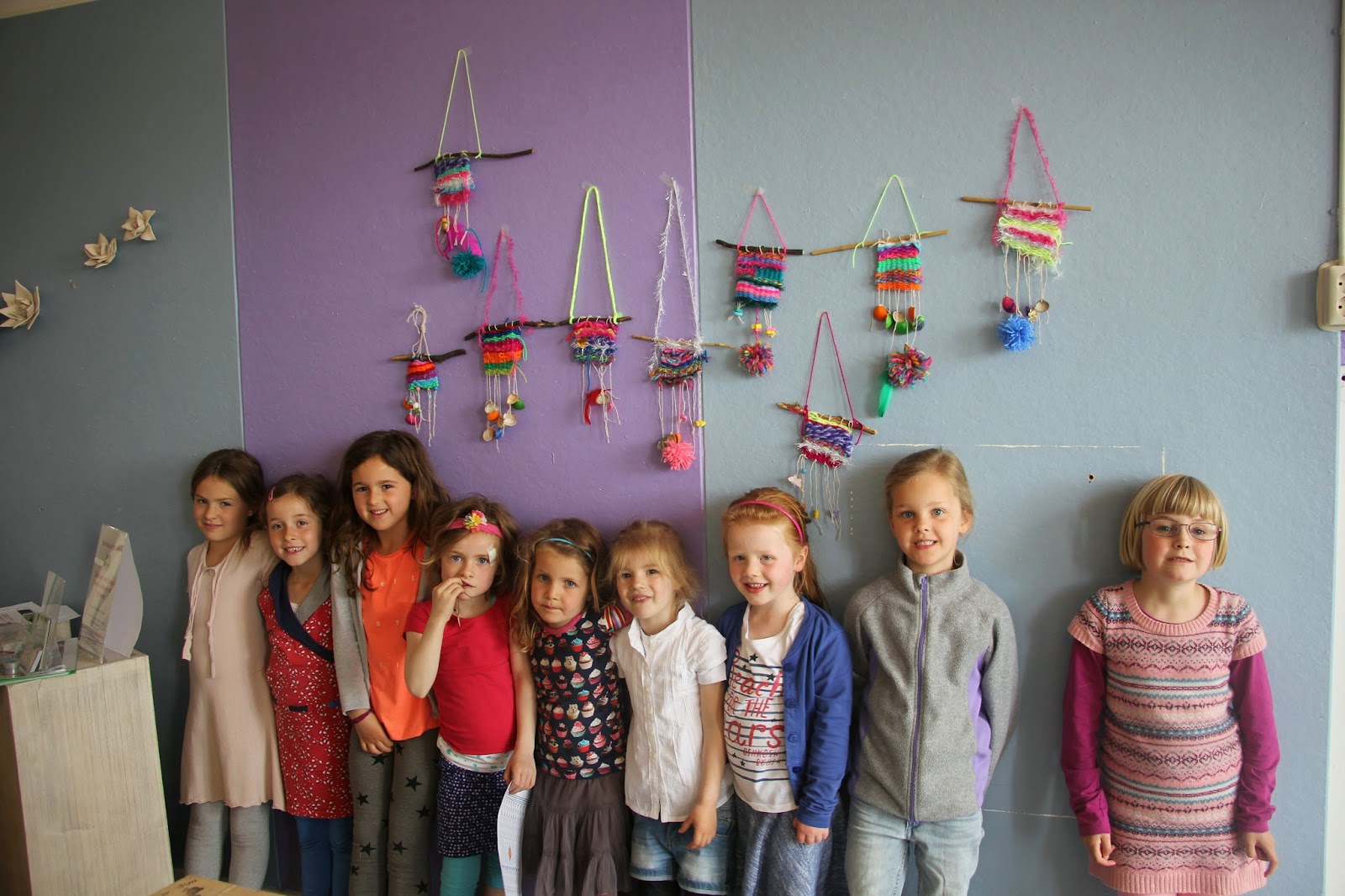 Workshop Haarlem: Foto's kinderworkshop leren weven