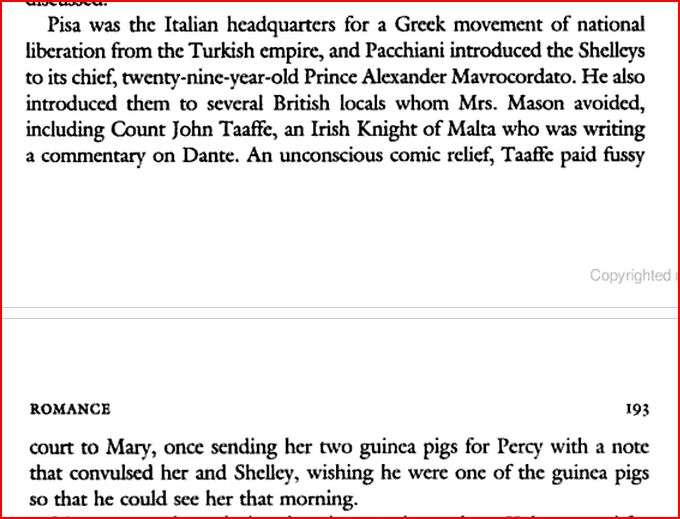 Family History Stories: John Taaffe, Mary Shelley, the guinea pigs and ...