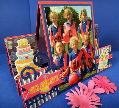 A Netball-themed card. - Paper Craft Secrets