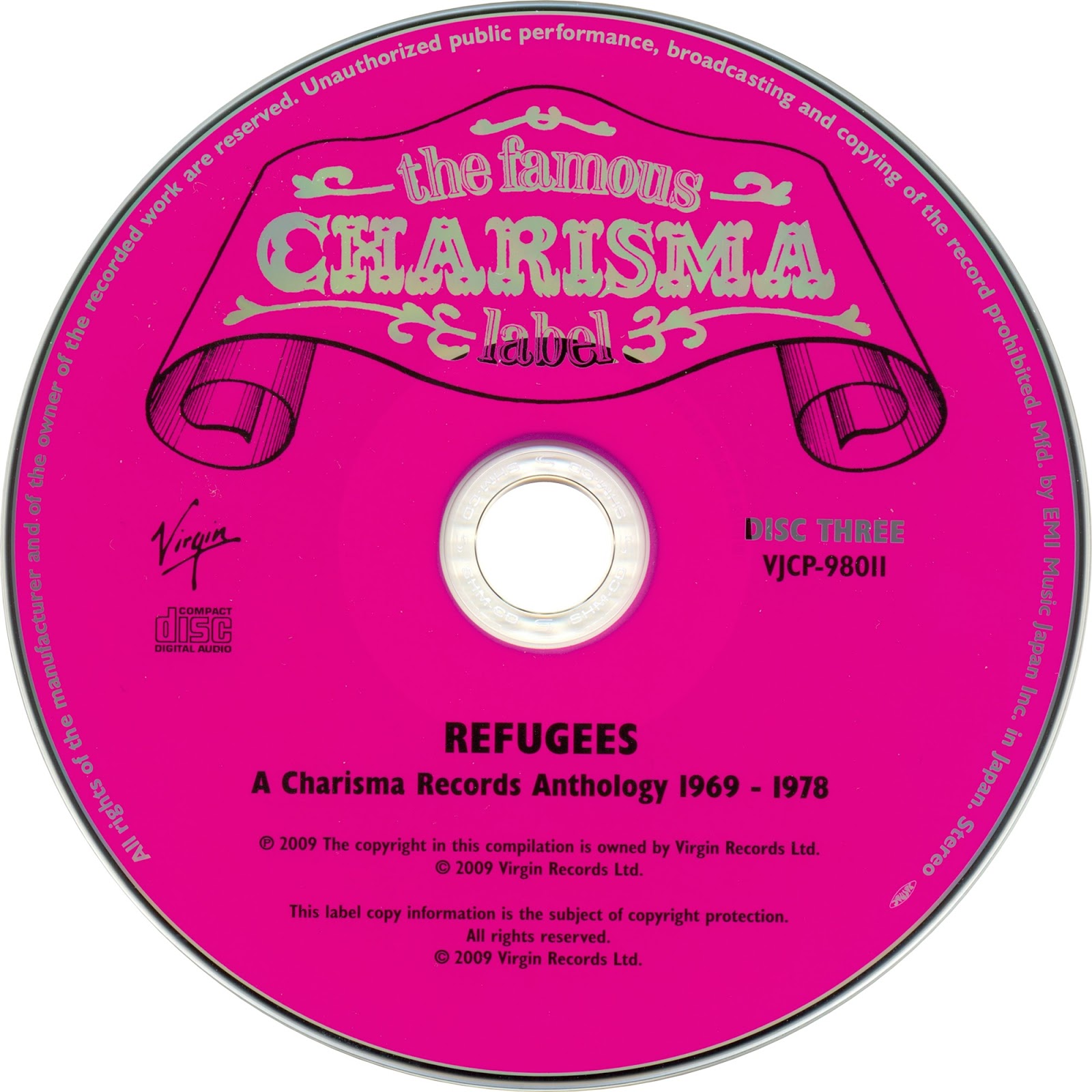 2009 Refugees: An Anthology Of The Famous Charisma Label - Varios ...