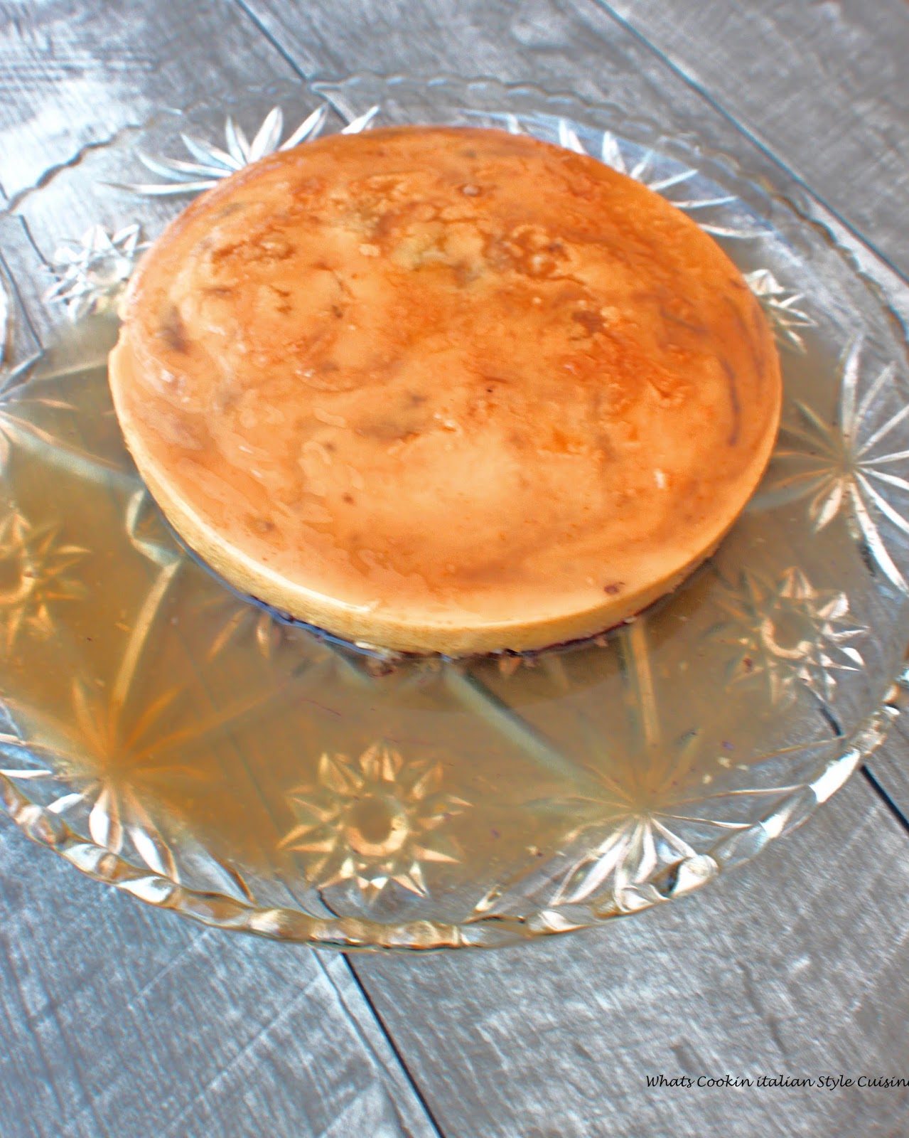 Blueberry Flan | What's Cookin' Italian Style Cuisine