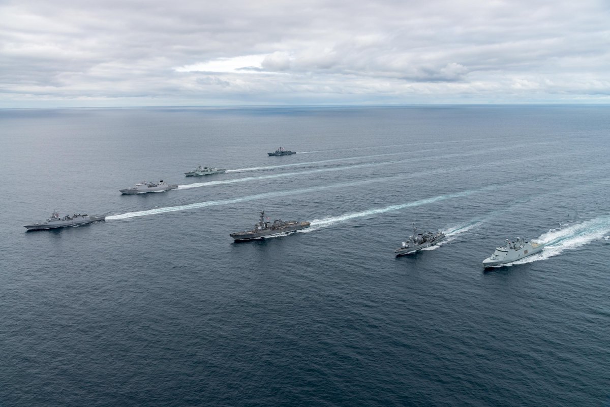 Asian Defence News: NATO Exercise Dynamic Mongoose conduct ship manoeuvres