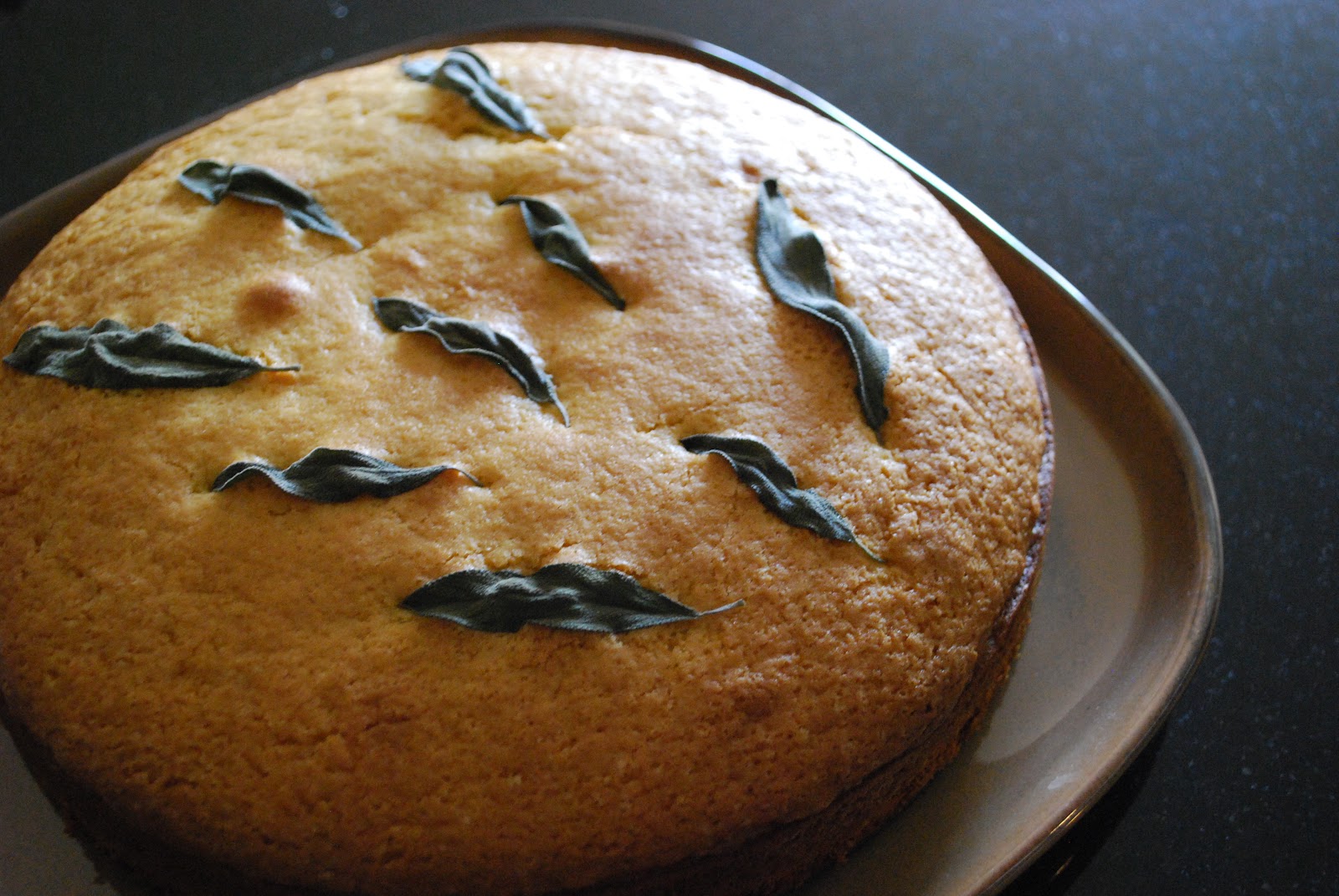 Everything begins with an E.: Sage Cake