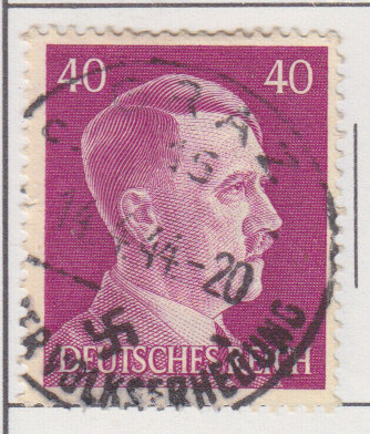 stamps-coins-banknote-resource: "Hitler Head" Postage Stamps-A Partial Set
