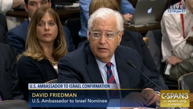 DUS IZ NIES !! Rare View...: Associated Press Smear of David Friedman
