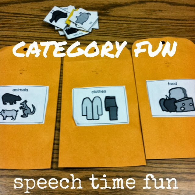 Category Fun! (fun ideas from my speech room to yours!) - Speech Time ...