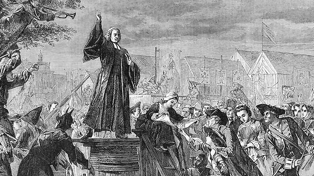 History Map USA: 1732 First Great Awakening