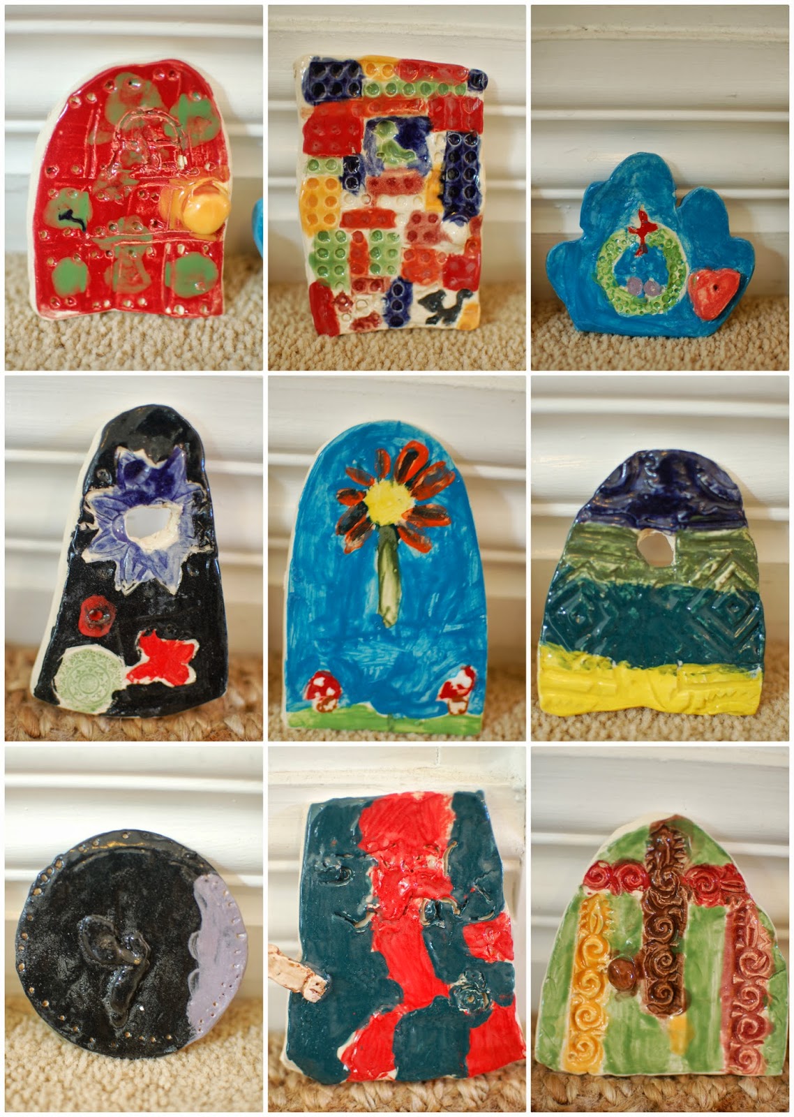Sunnyside Art House: Clay Mini Doors (and Door Plaques)