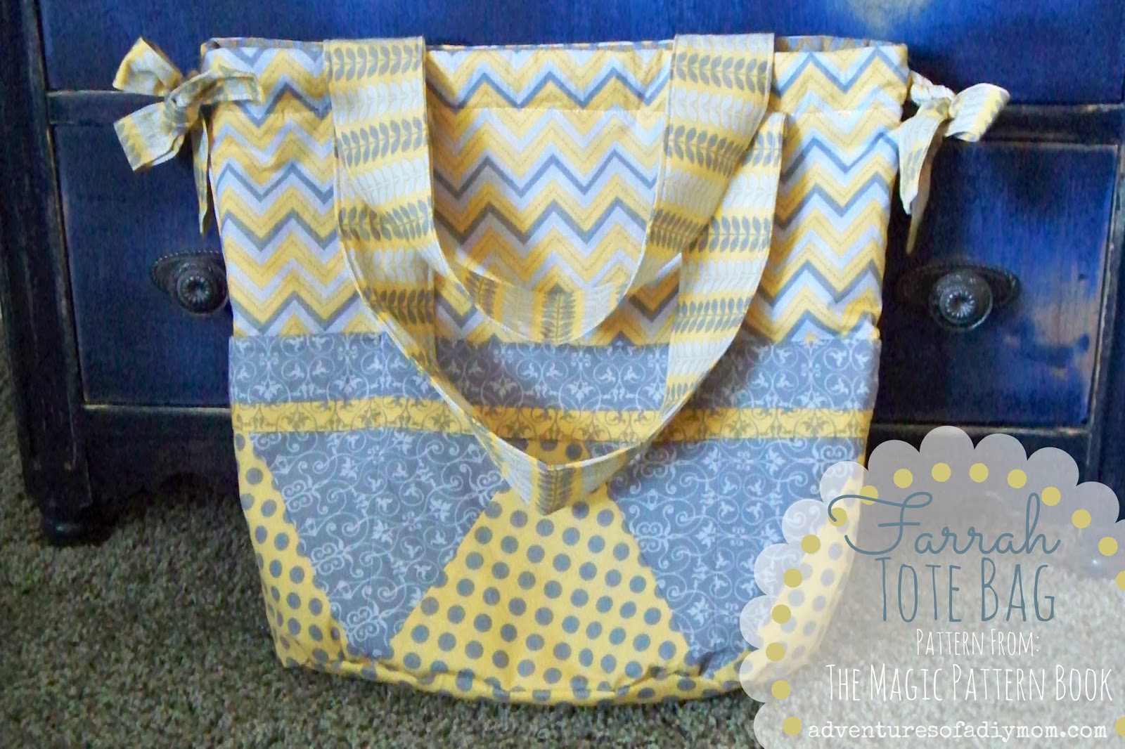 Farrah Tote Bag - The Magic Pattern Book Review & Giveaway - Adventures ...