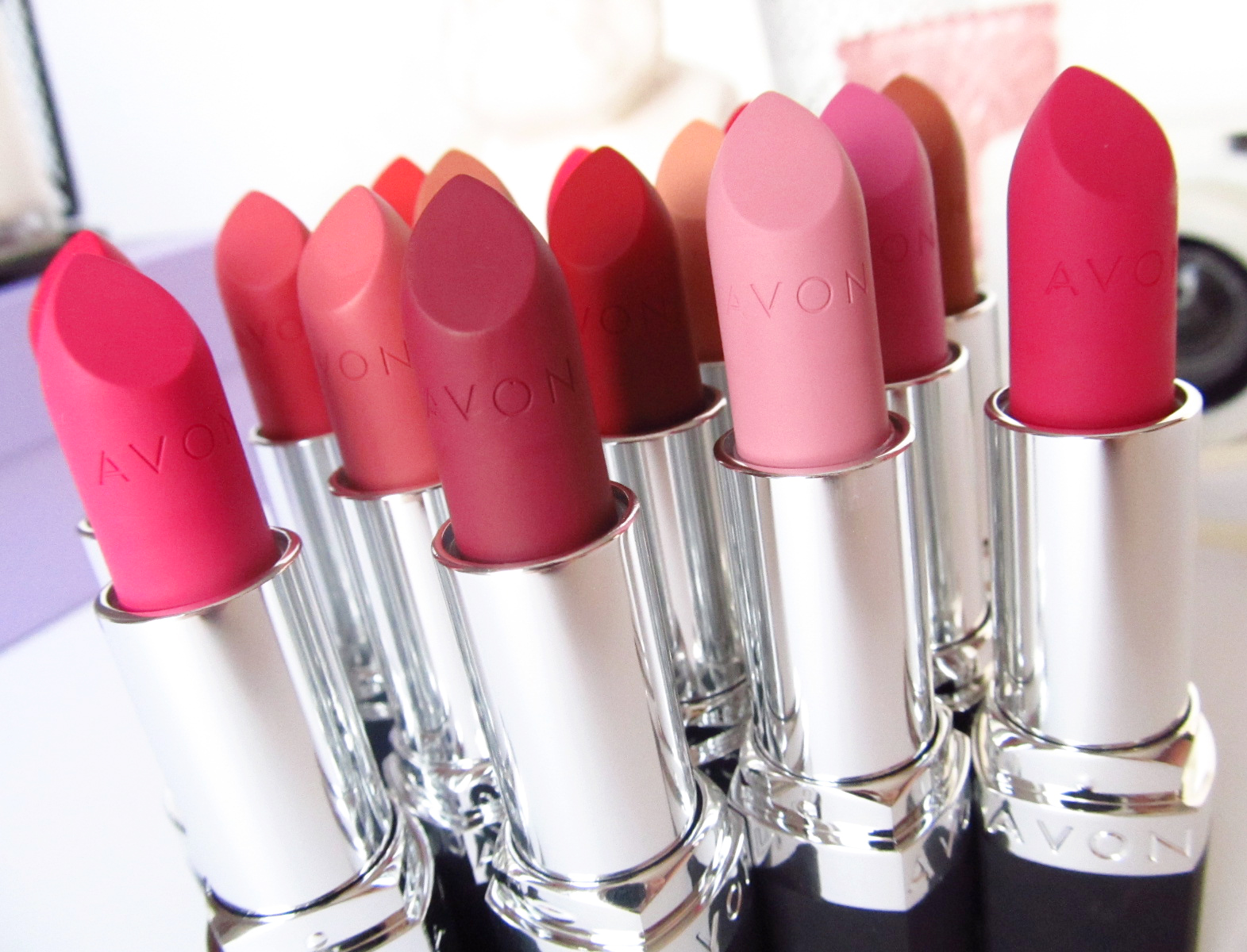 Avon Perfectly Matte Lipstick Line - All Shades & MAC Dupes | Passing ...