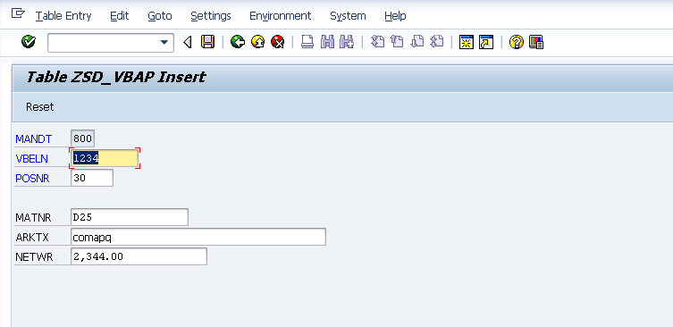 SAP TECH: Creating Transparent Transaction Table