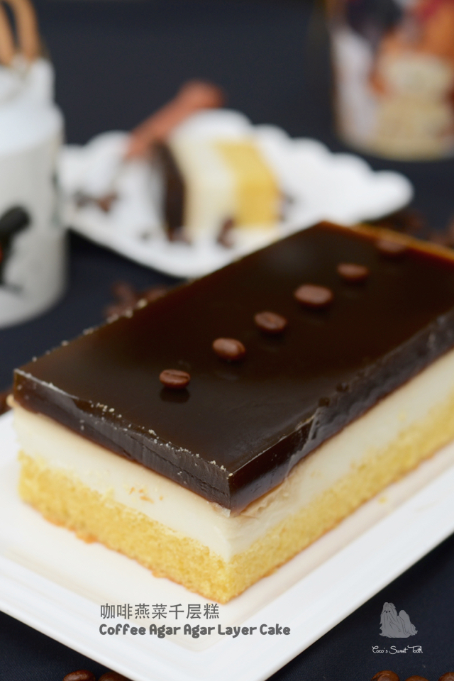 Coco's Sweet Tooth ......The Furry Bakers: 咖啡燕菜千层糕 Coffee Agar Agar ...