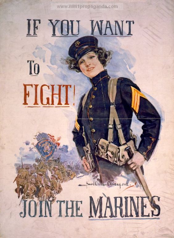 Roads to the Great War: Recruiting Poster Marines