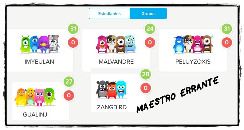 Control de aula: class dojo