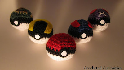 Pokebolas a crochet | La Guarida Geek