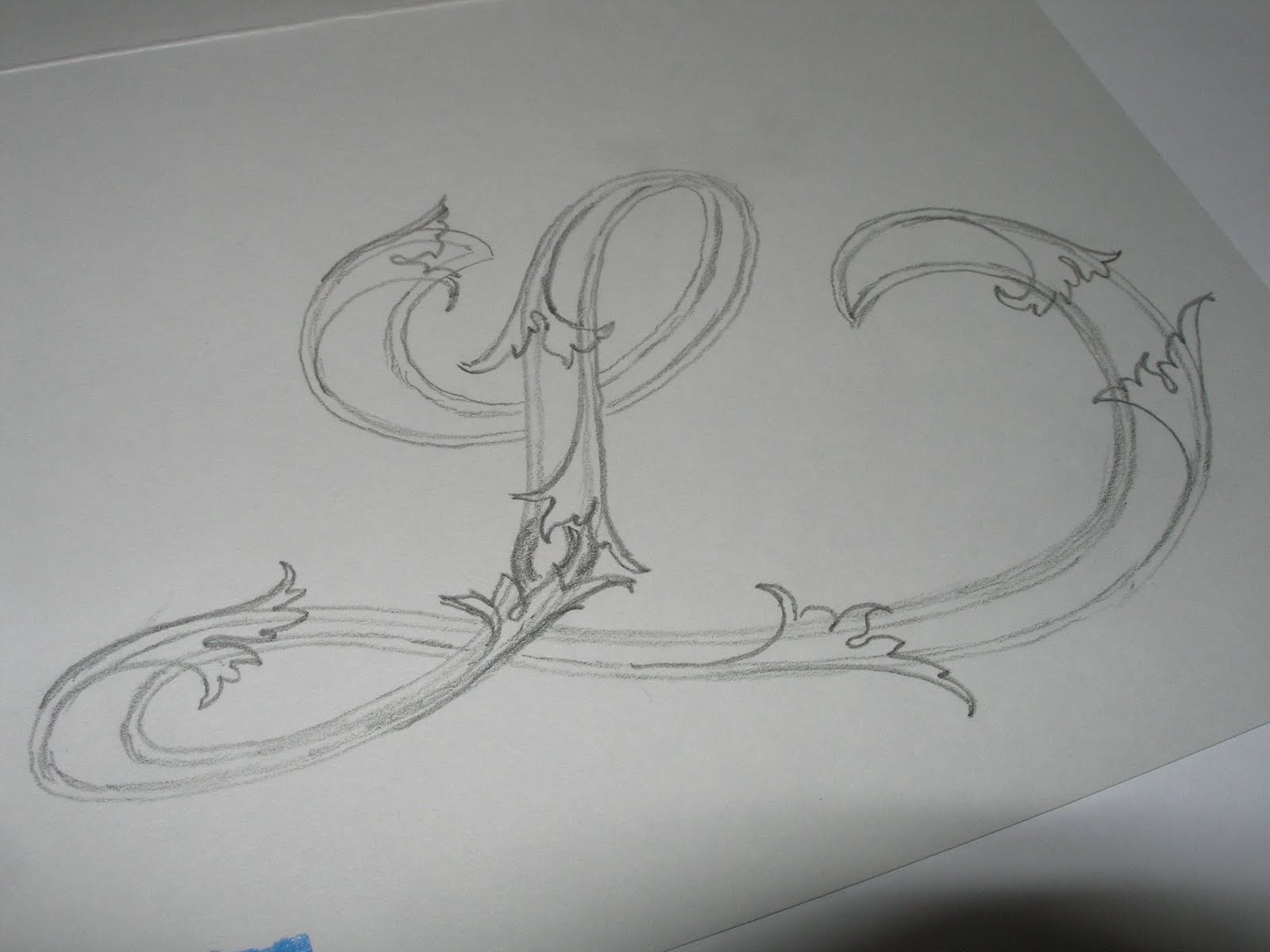 A Place To Flourish: Leaf Script - Calligraphy Flourish Friday