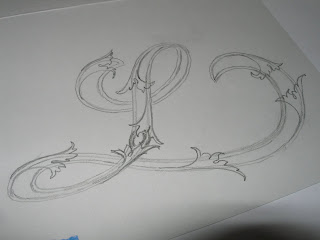 A Place To Flourish: Leaf Script - Calligraphy Flourish Friday