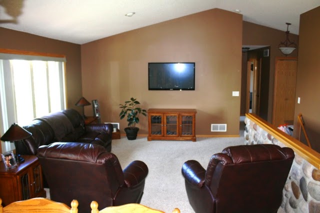 Diseños de en salas marrón chocolate