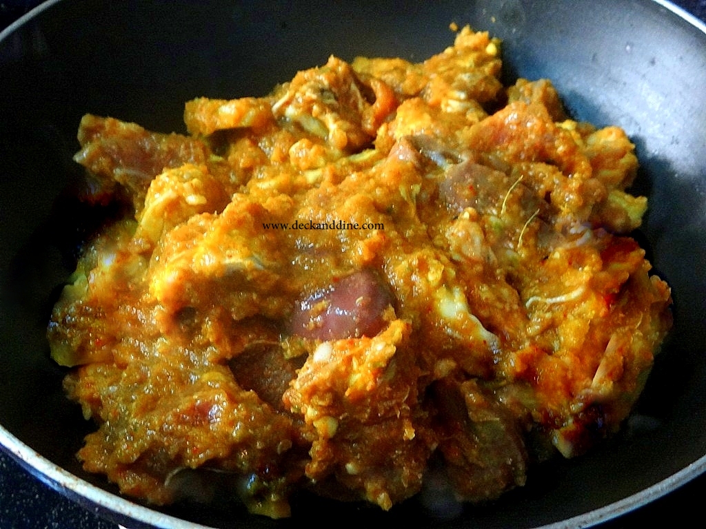 Oil free, Dum Mutton: Recipe with Step by Step Pictures - Deck and Dine