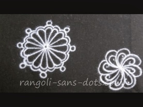 Easy rangoli designs - beginners