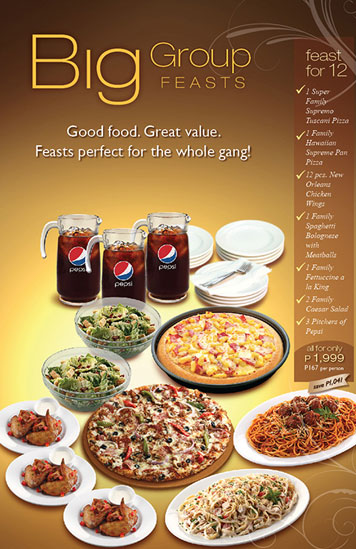 Lafang Adventures: Pizza Hut Group Meals: Out to Make You Full