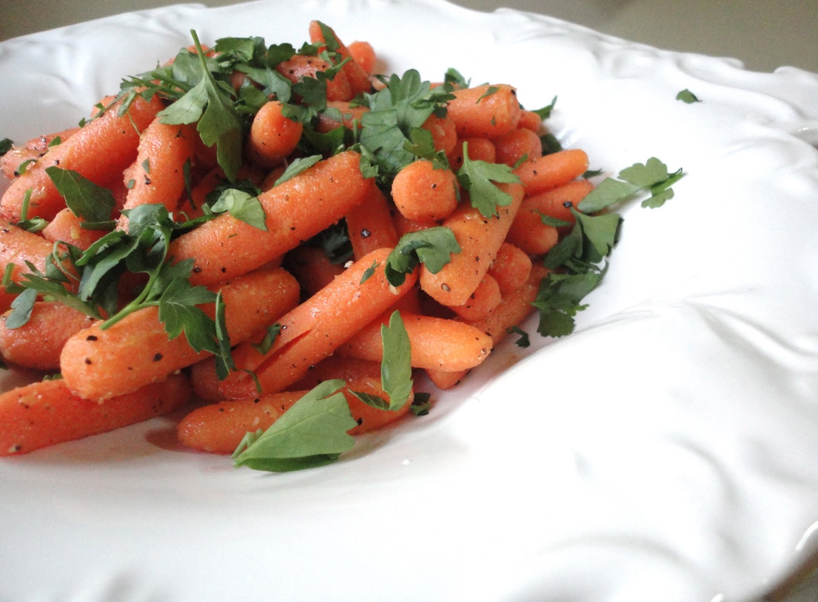 Blissful Baking: Glazed Baby Carrots with Parsley