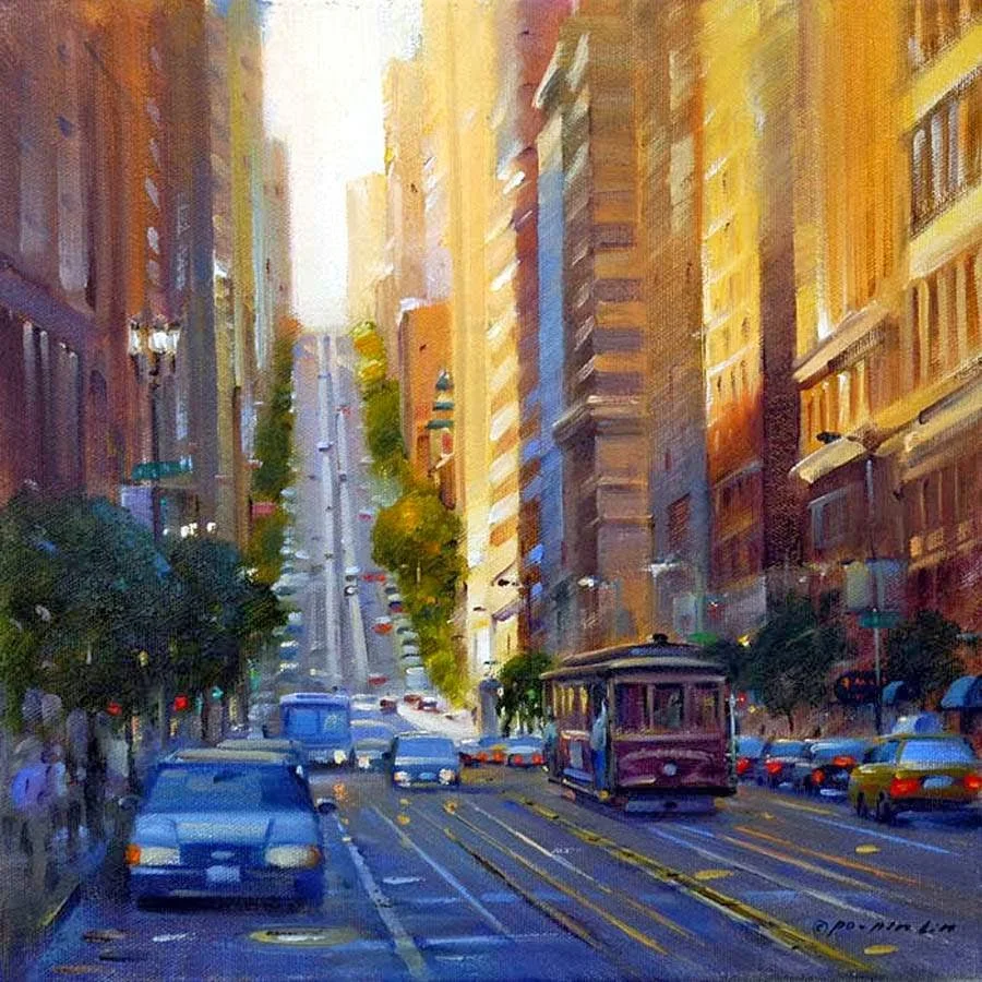 Po Pin Lin, 1970 ~ Impressionist Cityscape painter | Tutt'Art ...