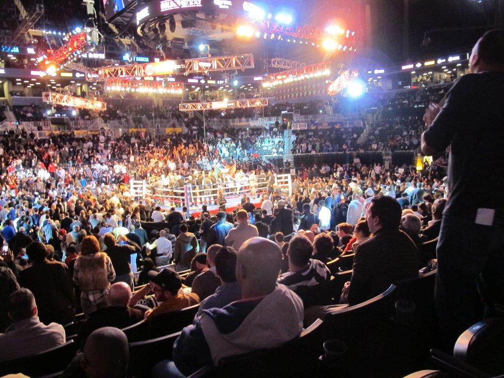 Notes from inaugural Barclays boxing event: perspective may depend on ...