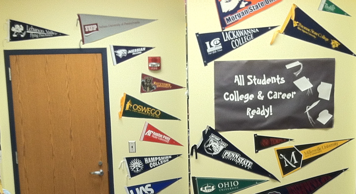 College Pennant Collage