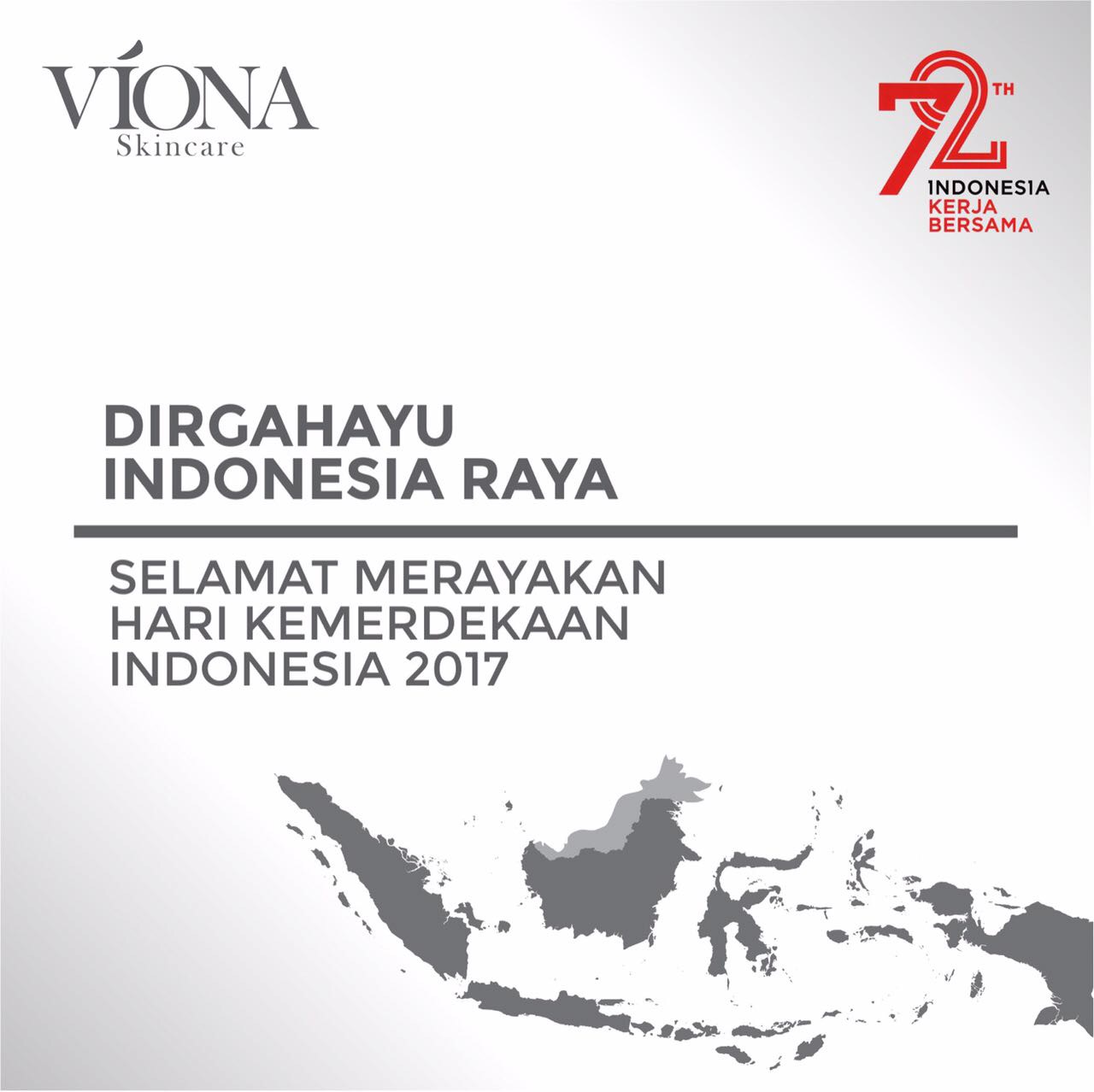 VIONA SKINCARE : DIRGAHAYU REPUBLIK INDONESIA KE 72 TAHUN - Viona Skincare