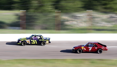 On the bleachers: Mission Valley Speedway Photos