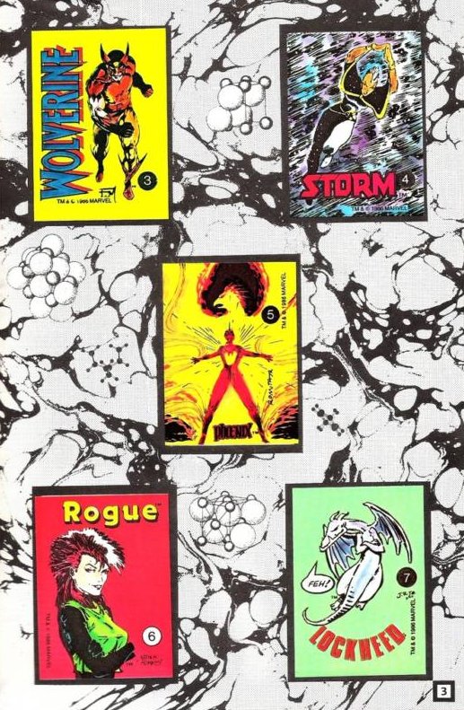 Marvel Comics of the 1980s: 1986 - Marvel Sticker Album