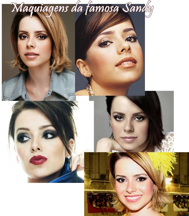 Beatriz Medeiros: Maquiagens da famosa Sandy