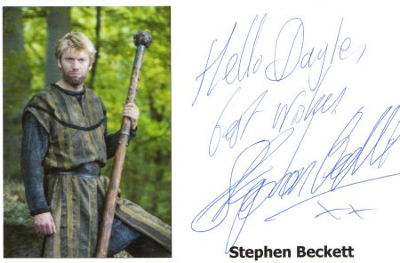 Kiwiautogal's Autographs: Stephen Beckett