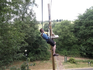 Life with Chickenruby: Walking in the tree tops at Celtic Manor, Newport